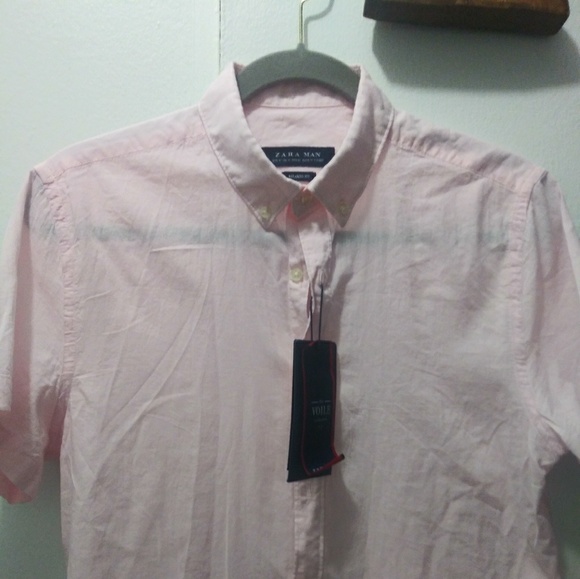 Zara | Shirts | Zara Man Mens Short Sleeve Shirt | Poshmark